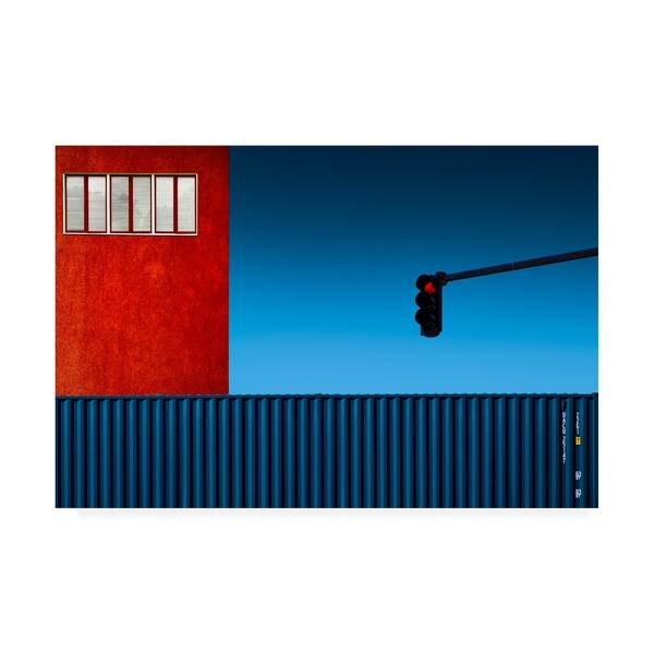Inge Schuster 'Red Light Traffic' Canvas Art - Bed Bath & Beyond - 25641190