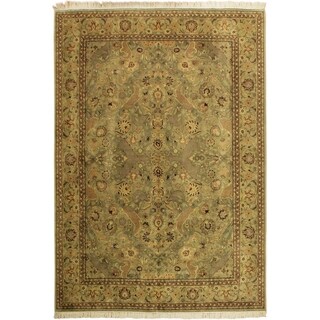 Agra Pak-Persian Tami Lt. Green/Lt. Green Wool Rug (10'1 x 14'3) - 10 ...
