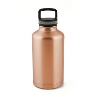 Cambridge Silversmiths Brushed Copper Beer Growler, 64 Ounce - Bed Bath ...