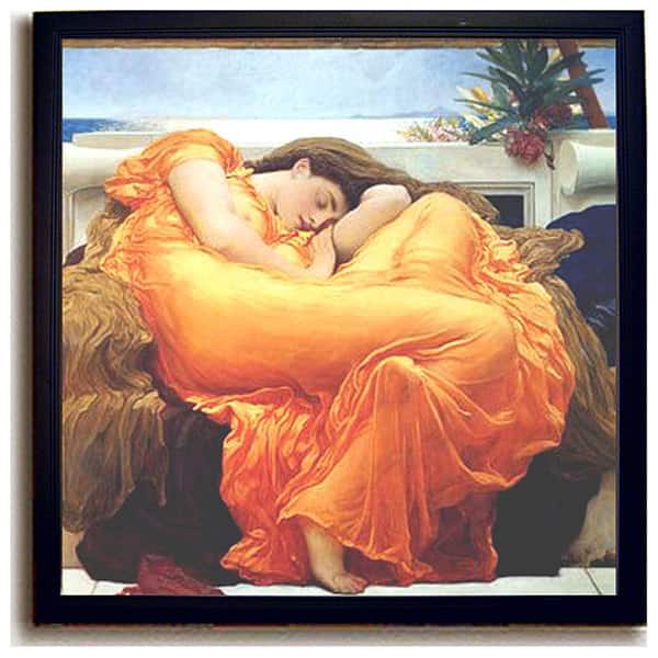 Leighton Flaming June Framed Canvas Art - Bed Bath & Beyond - 2565636