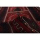 Hand-knotted Finest Rizbaft Red Wool Rug - 3'3