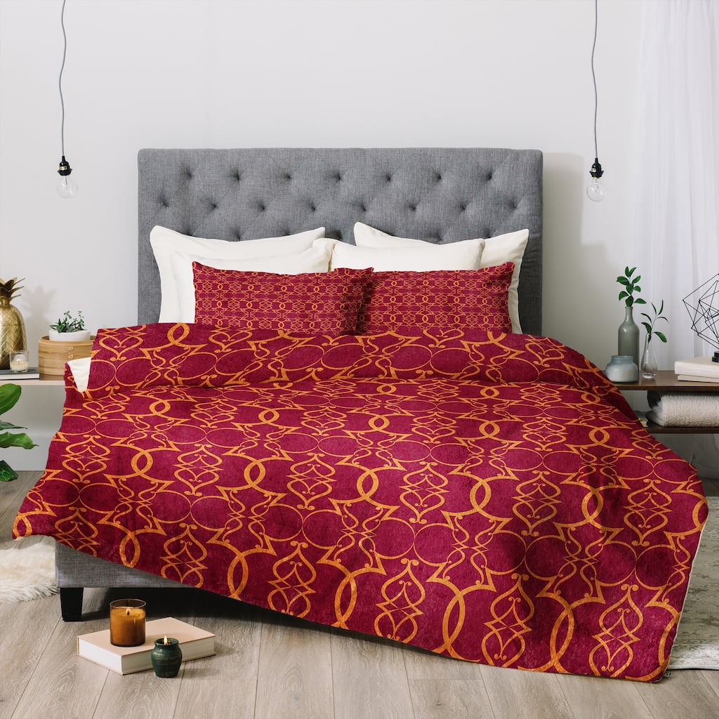 Deny Designs Trellis 3-Piece Comforter Set - Overstock - 25685377