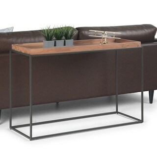 Carbon Loft Kosana Tray Top Console Table - 47.2"W x 16.1" D x 29.9" H ...