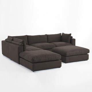 Valhalla 6pc Deep Seating Sectional by RST Brands - Bed Bath & Beyond ...