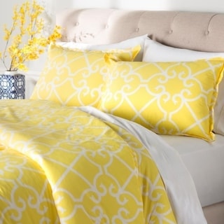 City Scene Caroline Yellow Comforter & Sham Set - Bed Bath & Beyond ...
