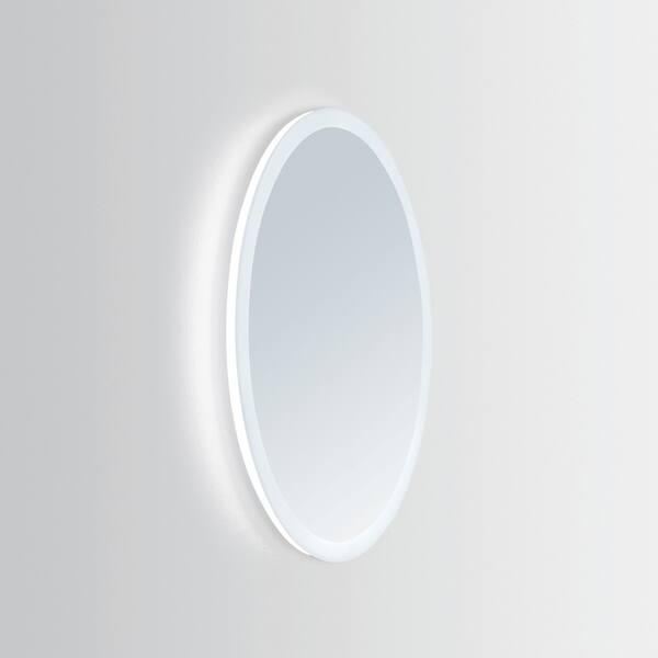 Innoci-USA Apollo Oval LED Wall Mount Lighted Vanity Mirror Featuring ...