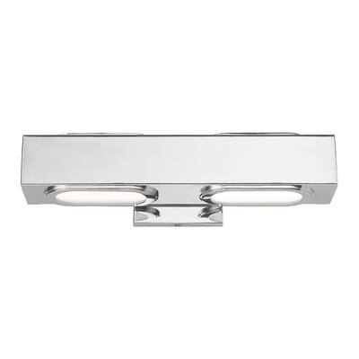 Livex Lighting Kimball 2-Light 8W LED ADA Bath Vanity - 16"W x 4.75"H x ...