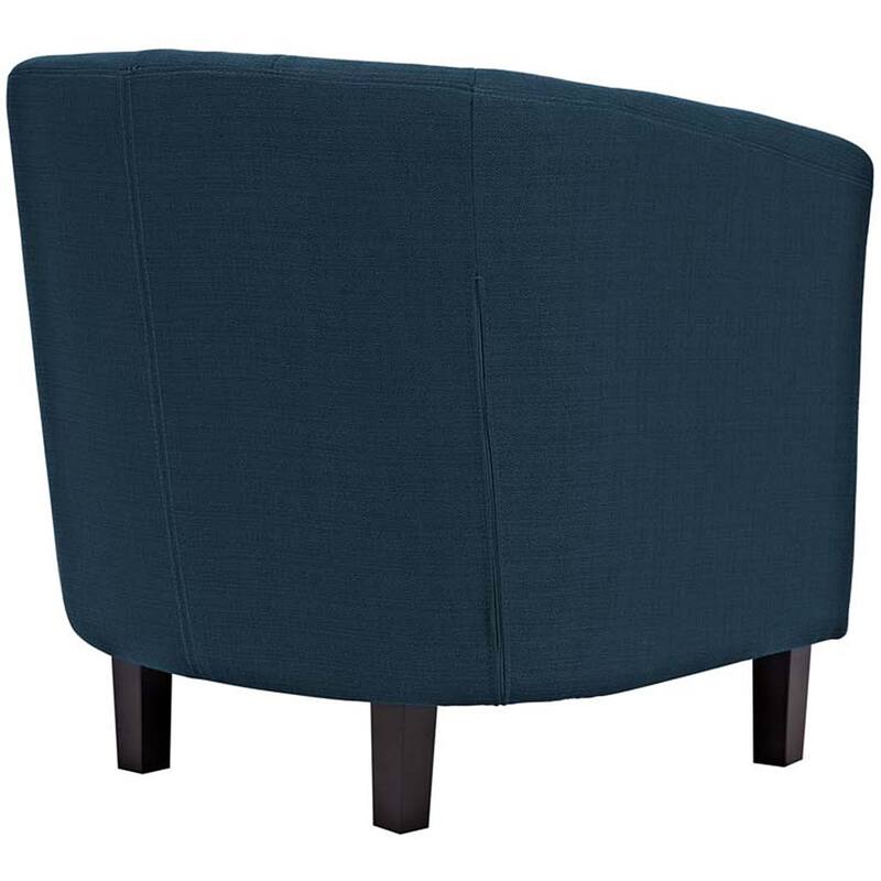 Bristol Classic Blue Fabric Button Tufted Tub Chair - Overstock - 25779632