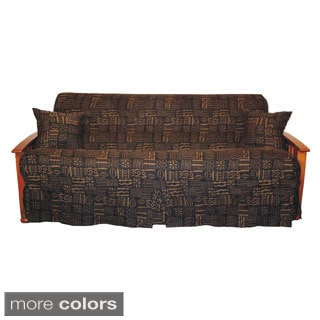 Kenya Skirted Futon Slipcover Set - Bed Bath & Beyond - 2581496
