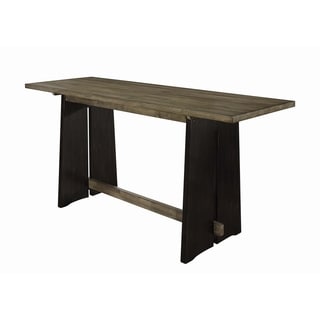 Carbon Loft Streep Khaki and Black Rectangular Counter Height Table ...