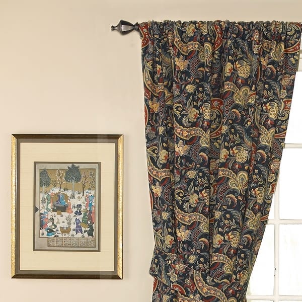 Waverly Rhapsody Floral Curtaom Panel Pair 84" (As Is Item) - Bed Bath ...