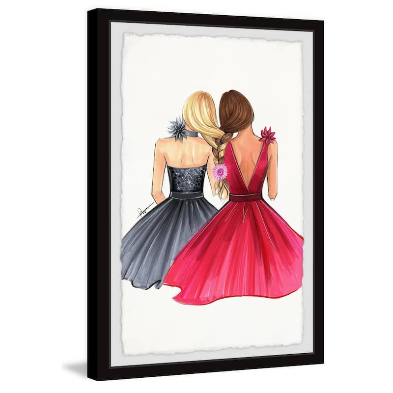 We Braided' Framed Painting Print - Multi-Color - Overstock - 25979191