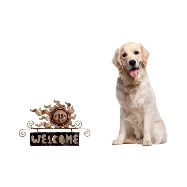 Peaceful Welcome Iron Welcome Sign - Bed Bath & Beyond - 2598583