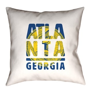 Katelyn Elizabeth Atlanta Pride (Pillow Cover Only) - Faux Linen - Bed ...