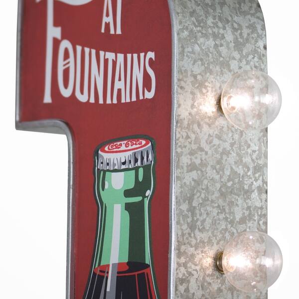 coca cola wall light