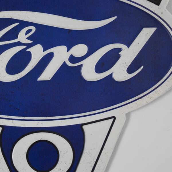 American Art Decor Vintage Genuine Ford Parts Embossed Metal Sign - Bed ...