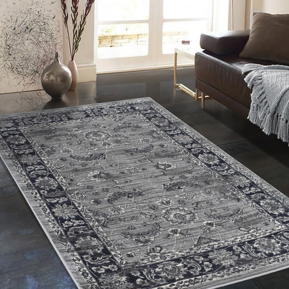 Galleria Vinings Gray Vine Rug - Bed Bath & Beyond - 31758743