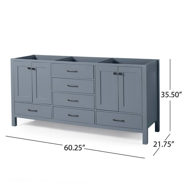 Laranne 60" Wood Bathroom Vanity (Counter Top Not Included) by ...