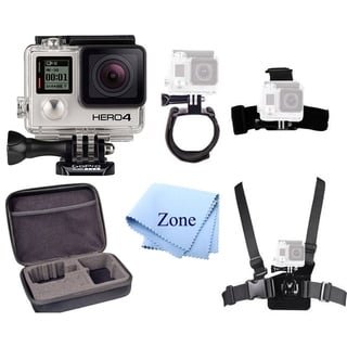 GoPro HERO 4 12MP Waterproof Sports & Action Camera Bundle in Black (As ...