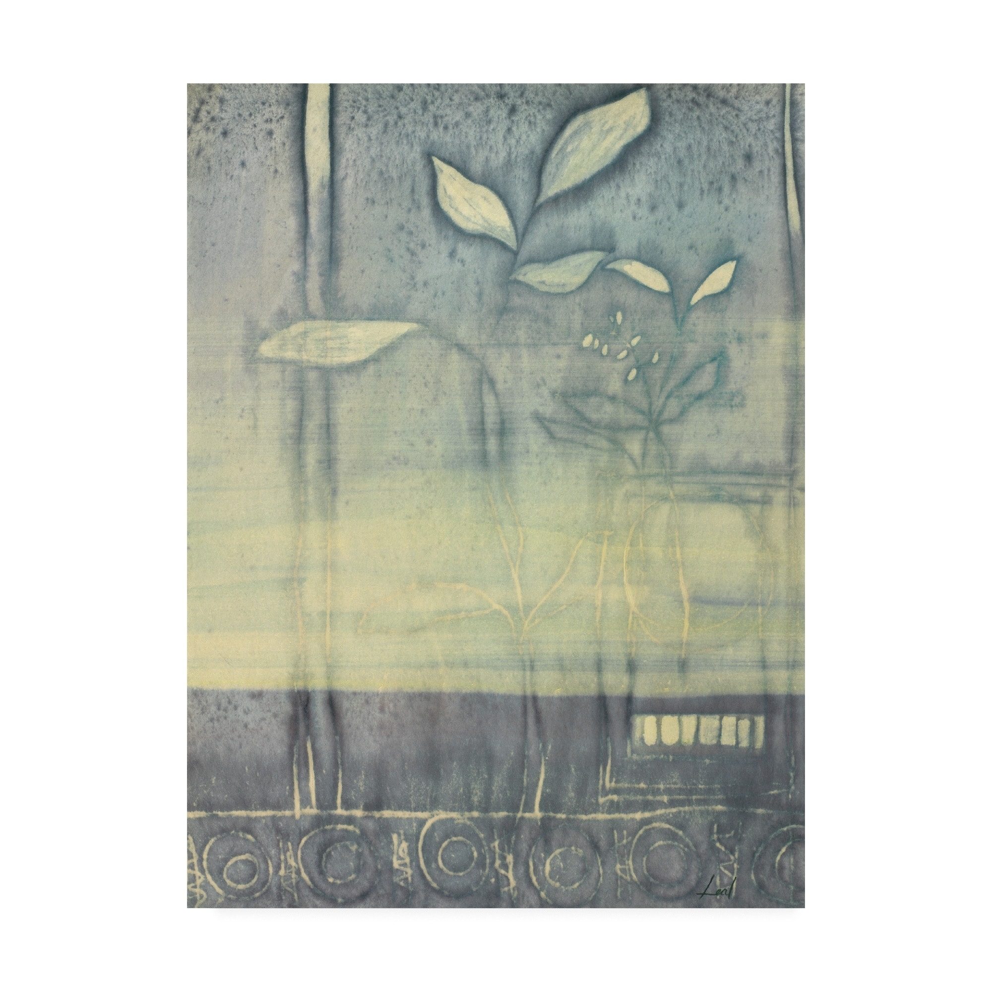 Pablo Esteban White Floral Yellow 3 Canvas Art - Bed Bath & Beyond ...