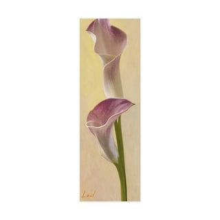 Pablo Esteban Pink Floral Bell 2 Canvas Art - Bed Bath & Beyond - 26171510