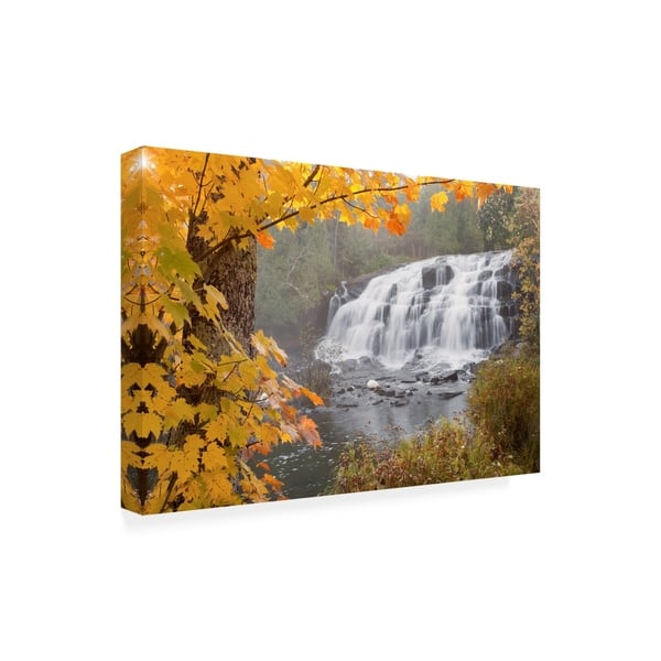 Monte Nagler Lower Bond Falls In Autumn Bruce Crossing Mi Color Art ...