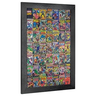 American Art Decor Licensed Marvel Comics Comic Book Collage Wall Art ...