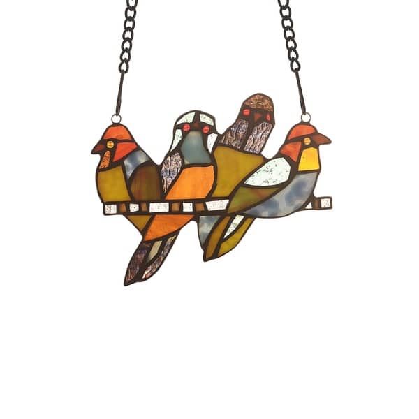 Tiffany Style Bird Design Suncatcher - Bed Bath & Beyond - 26261391