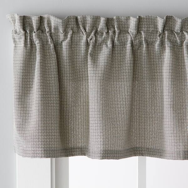 Porch & Den Lorentz Black 13-inch Valance - Bed Bath & Beyond - 26263114