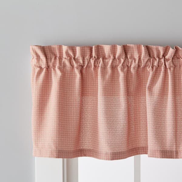 Porch & Den Lorentz Rust 13-inch Valance - Bed Bath & Beyond - 26263115