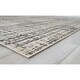 Allstar Rugs Ivory and Cream Rectangular Accent Area Rug with Grey ...