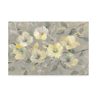 Albena Hristova 'Fading Spring Gray' Canvas Art - Bed Bath & Beyond ...