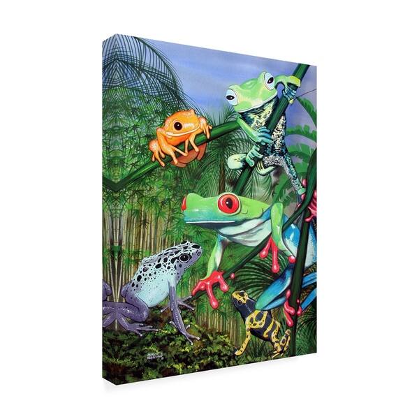 Patrick Sullivan 'Tree Frogs' Canvas Art - Bed Bath & Beyond - 26274959