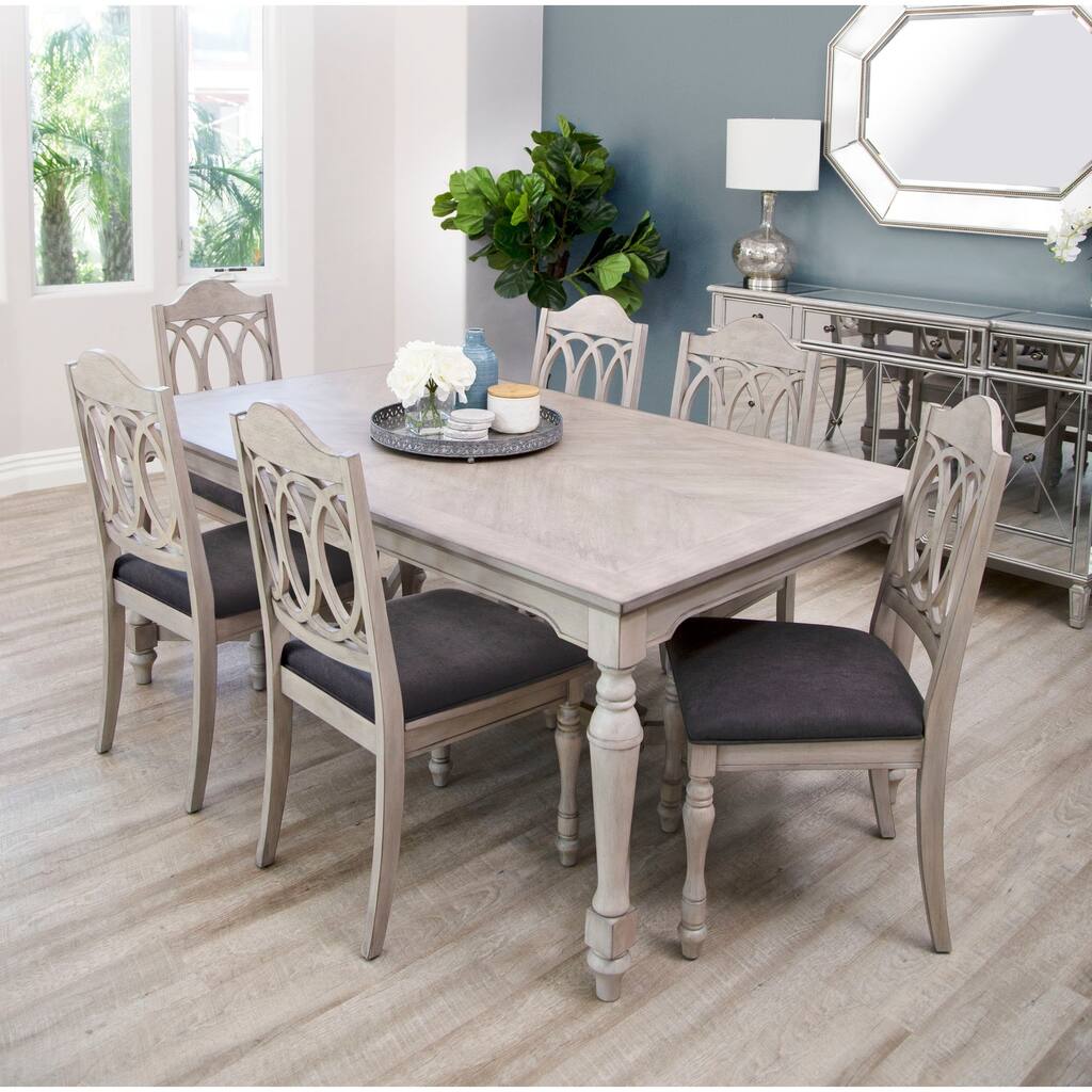 Abbyson Alfred Farmhouse Dining Table - Overstock - 26280809