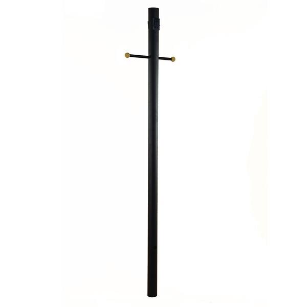 Acclaim Lighting 7' Lamp Post with Photocell, Outlets and Cross Arm ...