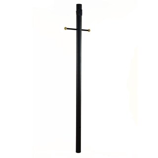 Acclaim Lighting 7' Lamp Post with Photocell, Outlets and Cross Arm ...