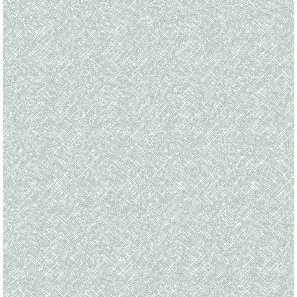 Lucy Grid Wallpaper, In Gray & White - Bed Bath & Beyond - 26397060