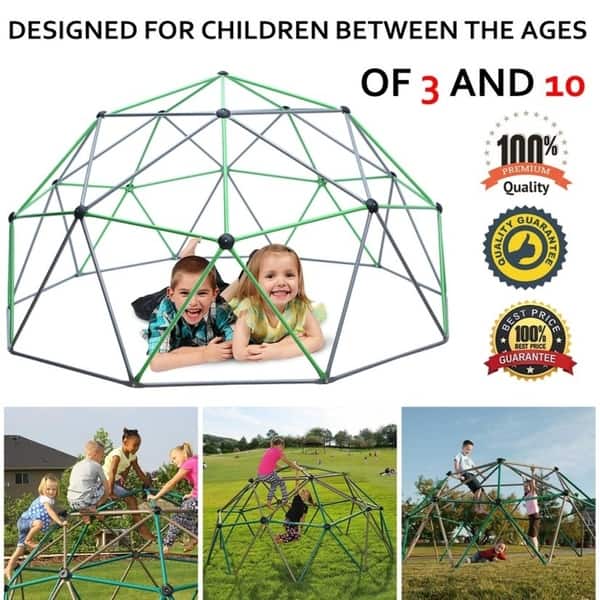 Dome Steel Climbing Frame Durable Children Playground - Bed Bath ...