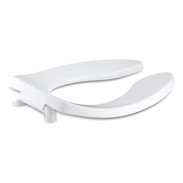 Kohler Lustra Plastic Elongated Toilet Seat K-4666-C-0 White - Bed Bath ...