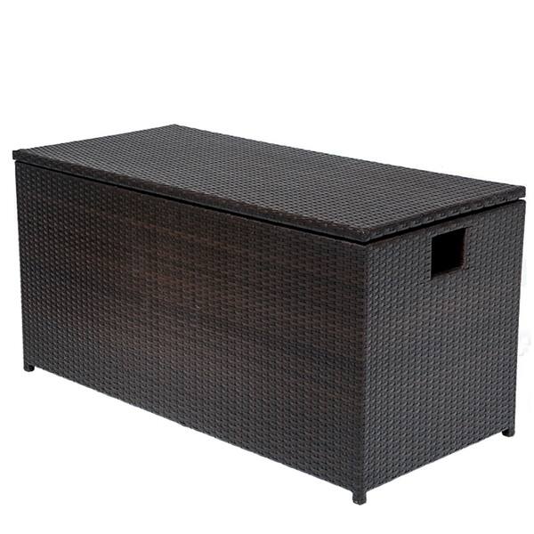Outdoor Wicker Patio Storage Chest - Bed Bath & Beyond - 26421453