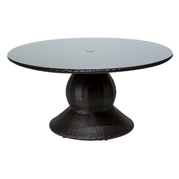 Napa 60 Inch Espresso Outdoor Patio Dining Table - On Sale - Bed Bath ...