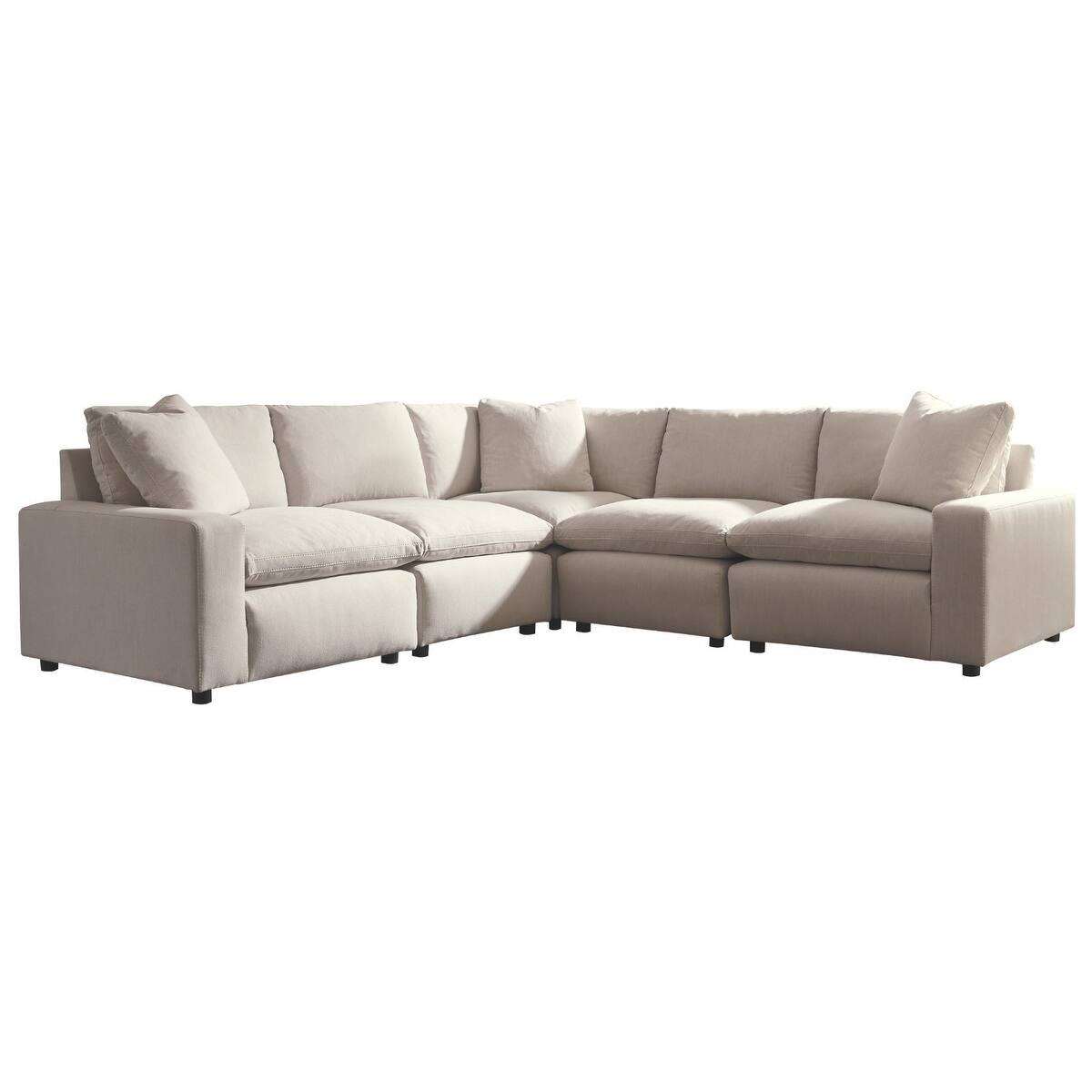 Savesto 5 piece sectional charcoal store