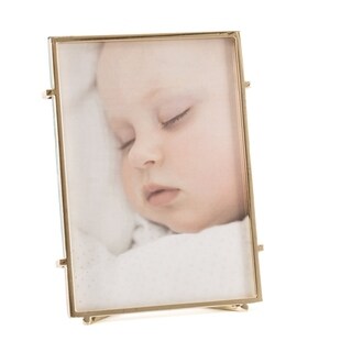 Bari 57 Gold Square Rod Photo Frame 5" X 7" - Bed Bath & Beyond - 26442939