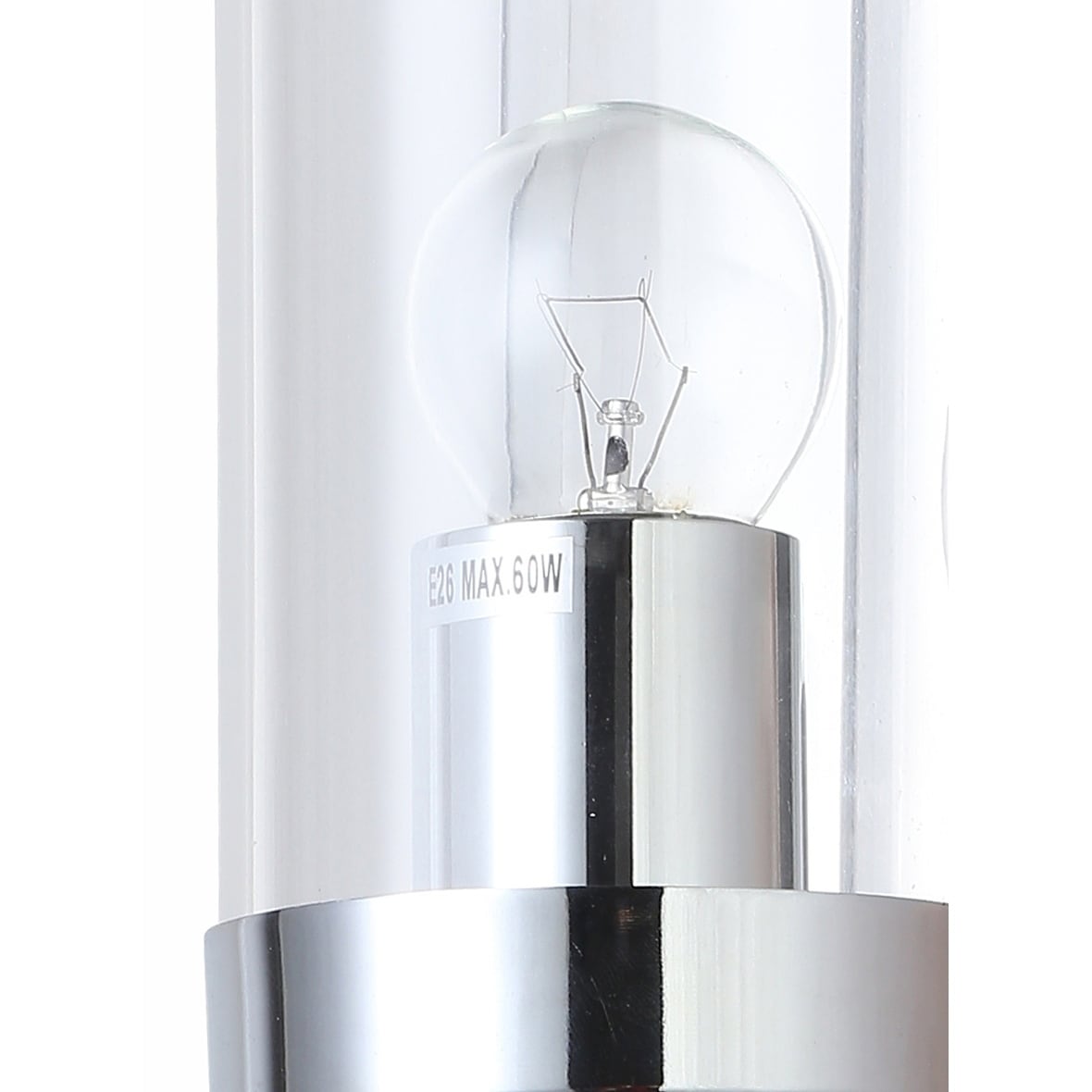 Chrome Metal Frame Wall Sconce with Metal Mesh Shade - On Sale - Bed ...