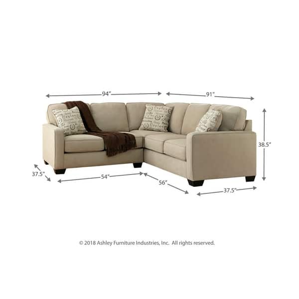 Alenya 2-piece Off-white Sectional Sofa - Bed Bath & Beyond - 26459043