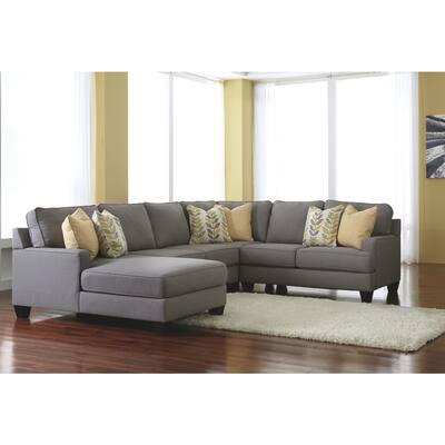 Chamberly 4-Piece Sectional - Grey - Overstock - 26459046