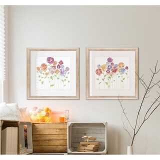 Pretty Posies -2 Piece Set - 16 x 16 - Bed Bath & Beyond - 26459813