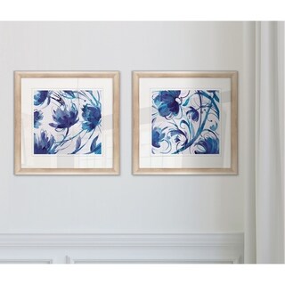 Indigo Swirl -2 Piece Set - 16 x 16 - Bed Bath & Beyond - 26459904