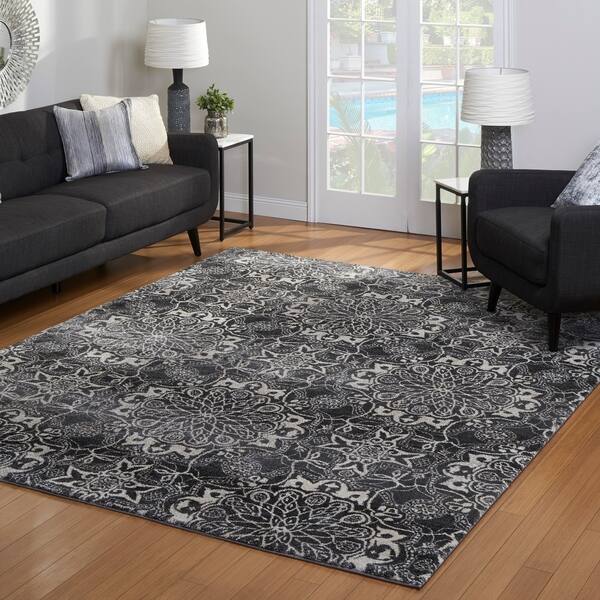 Drexel Heritgae LaScala Alito Raina Gray Area Rug (7'10" x 10') by ...
