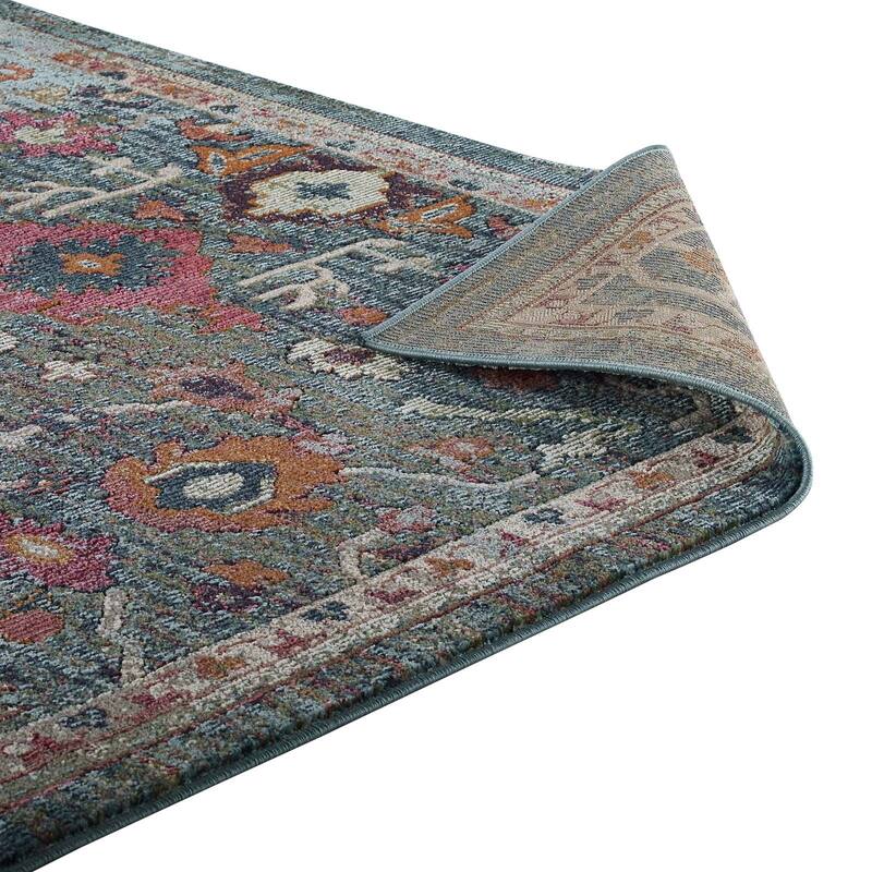 Porch & Den Lanham Distressed Floral Area Rug - On Sale - Overstock ...